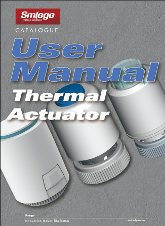 2W Normally closed/open HVAC electric heating actuator for radiator ...